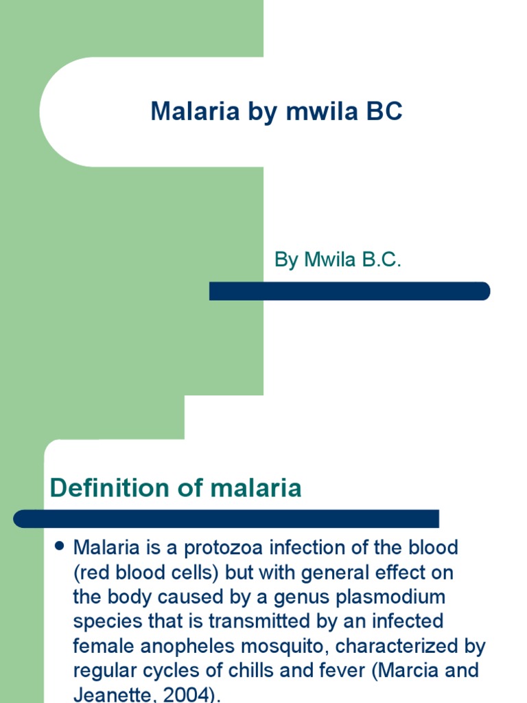 Malaria - The Mulas | PDF | Plasmodium | Plasmodium Falciparum