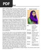 A Schoolgirl's Diary From I AM MALALA | PDF | Malala Yousafzai