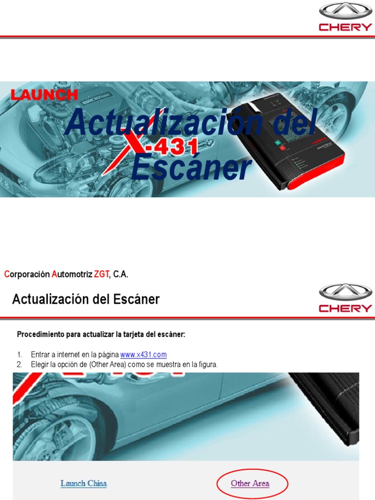 Actualización de Escaner X-431 | PDF | Memoria USB | Arquitectura de Computadores