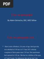 Partograph - Case Scenario | PDF | Childbirth | Public Health