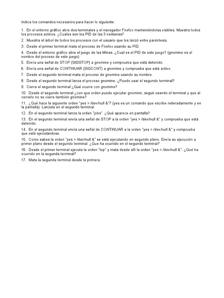 ISO UD04 Ejer 6 Procesos | PDF