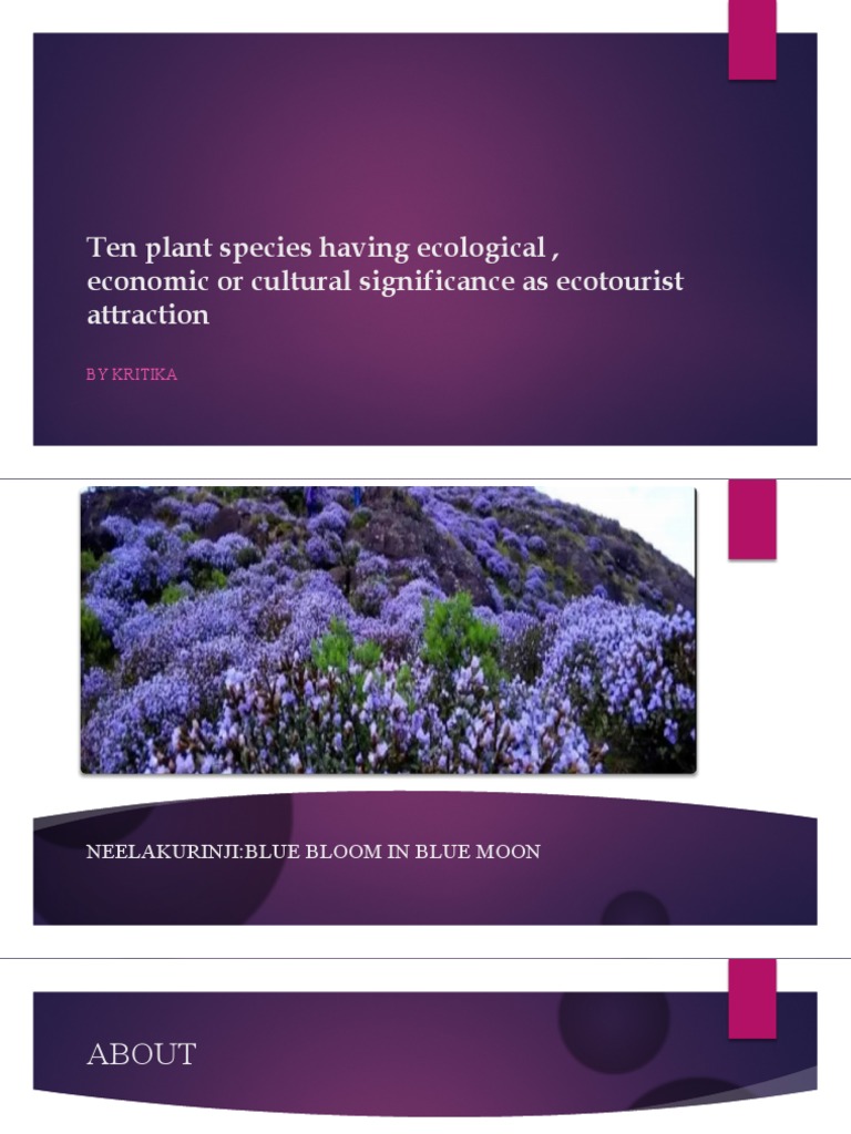 Ecologically and Economically Significant Plants | PDF