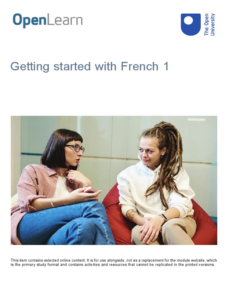 Getting Started With French 1 Printable | PDF | Creative Commons License | License