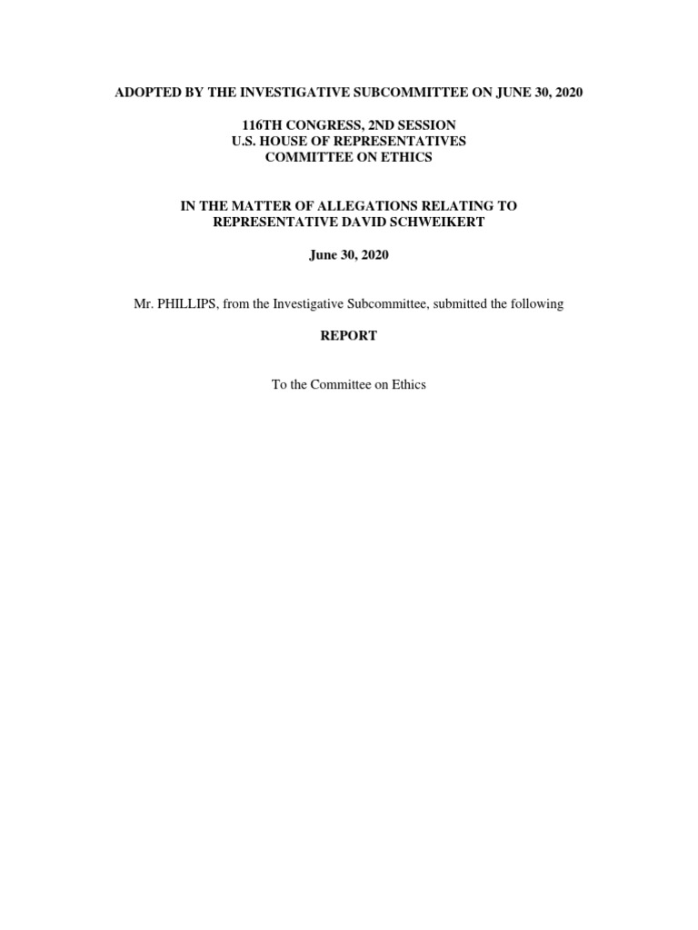 ISC Report - Schweikert - Final | Download Free PDF | United States ...