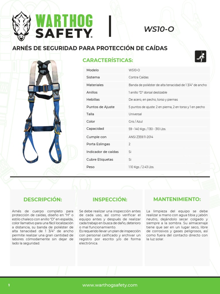 Ficha Tecnica WS10-O (1) | PDF