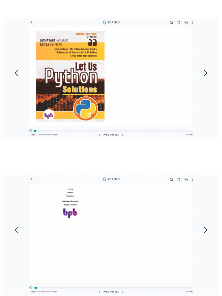 Let Us Python Solutions Learn By Doing The Python Learning Mantra 0227