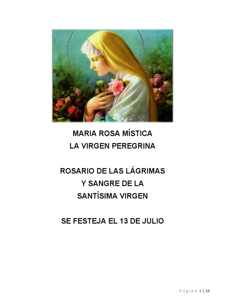 Maria Rosa Mística | PDF | María, madre de Jesús | Cristo (título)