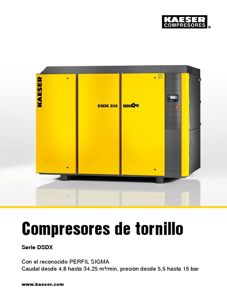 Compresores DSDX: Eficiencia Energética y Mantenimiento | PDF | Uso ...