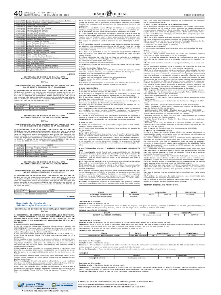 Git 2023 | PDF | Polícia