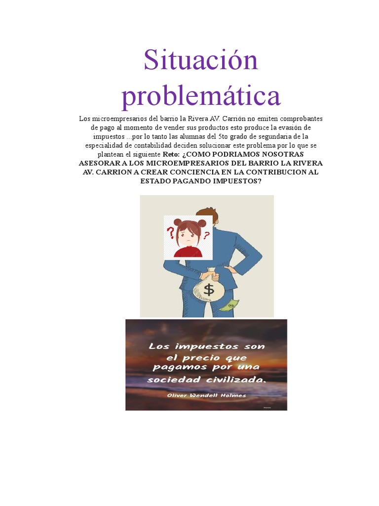 Situación Problemática | PDF