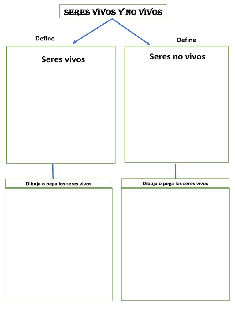 Seres Vivos y No Vivos para Niños | PDF | Artes del Lenguaje y ...
