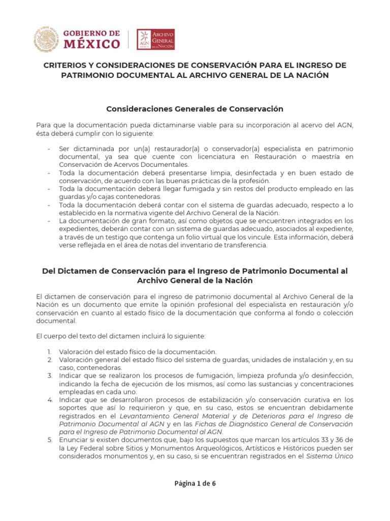 Consideraciones de Conservaci N para Incorporaciones - Junio 2021 | PDF | Diploma