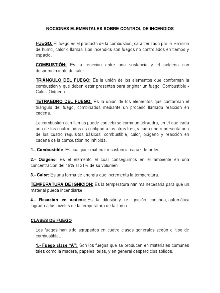 Control de Incendios y Rollover | PDF | Combustión | Incendios