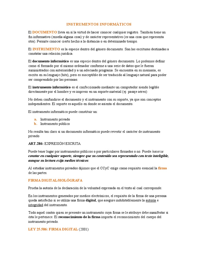INSTRUMENTOS INFORMÁTICOS | PDF | Informática