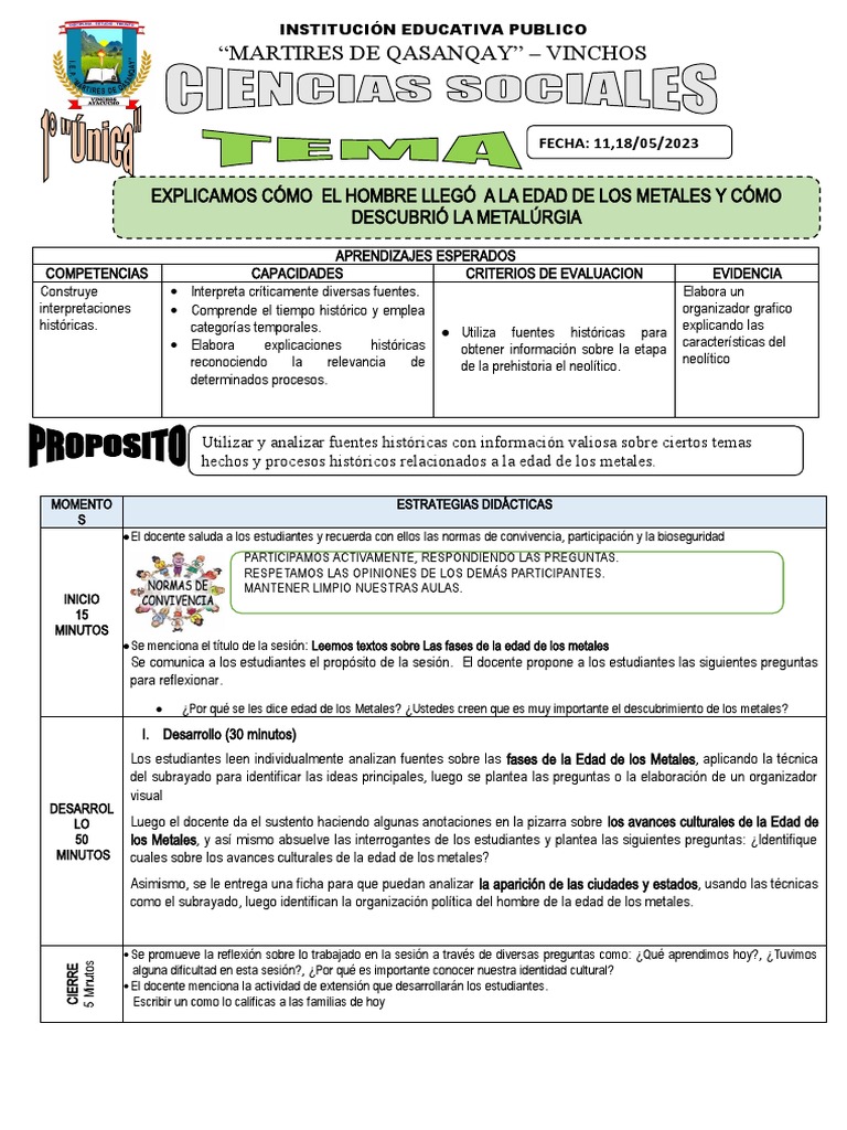 Edad De Los Metales Pdf Bronce Rieles