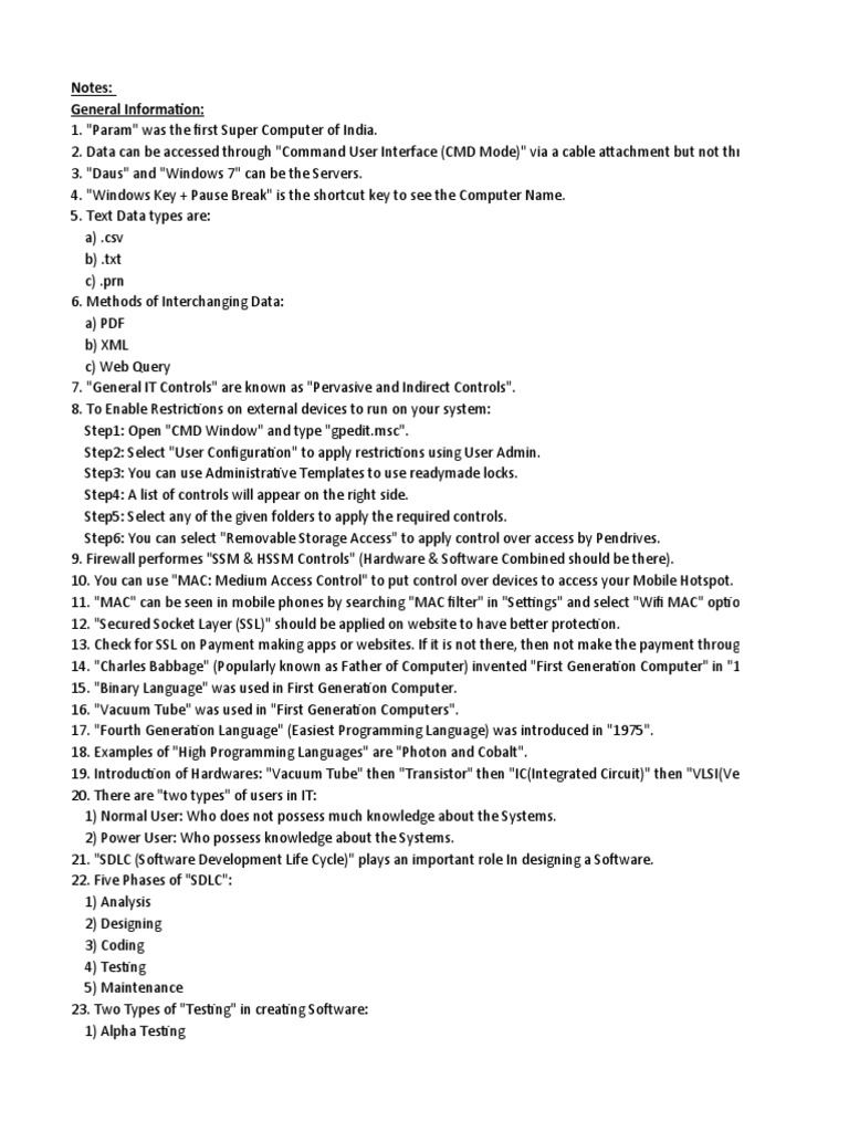 Advanced ITT Notes Batch 78 | PDF | Microsoft Excel | Xml