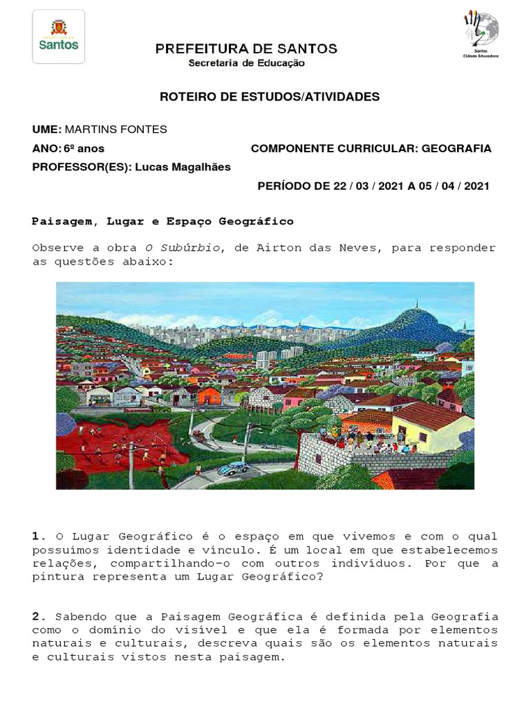 Geografia 6ano | PDF