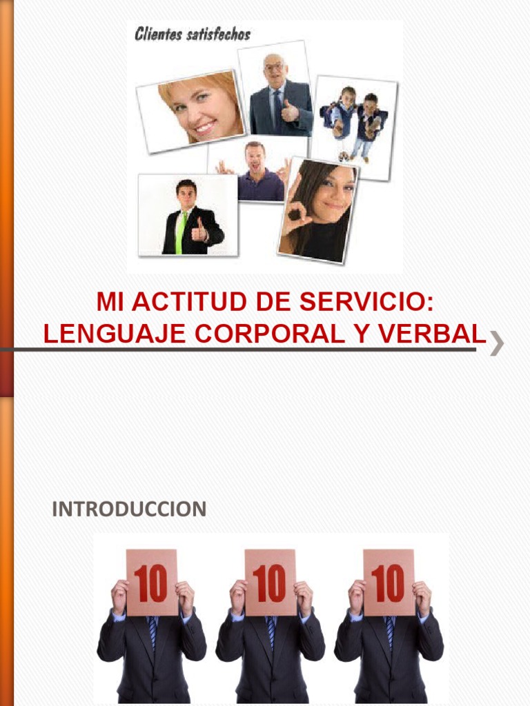 Excelencia en La Atencion Al Cliente Presentacion | PDF | Autoestima | Empatía