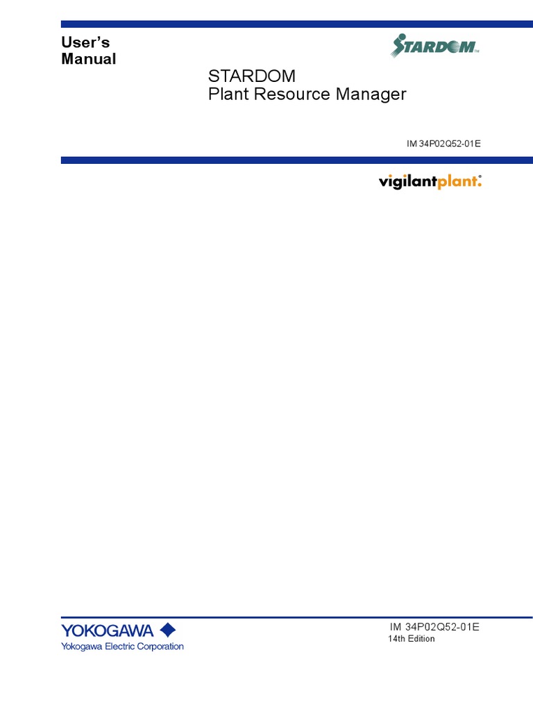 Stardom Plant Resource Manager: User's Manual | PDF | Bracket | Microsoft Windows