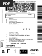 Guía de Envío DHL: Ejemplo y Rastreo | PDF | México