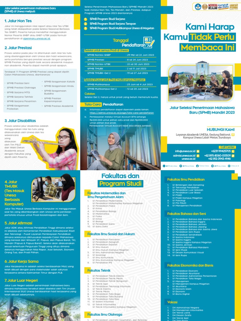 Brosur SPMB 2023 Vfinal | PDF