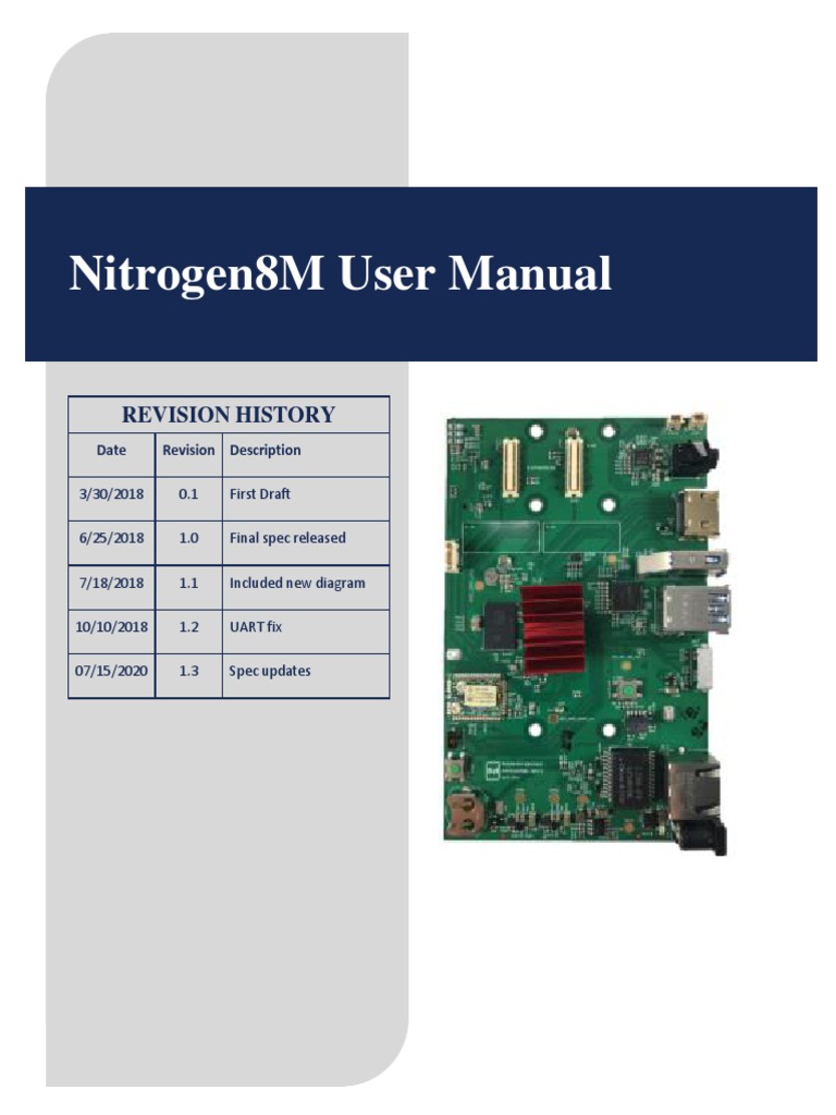 Nitrogen8M User Manual (Rev1.3) | PDF | Application Software | Hdmi