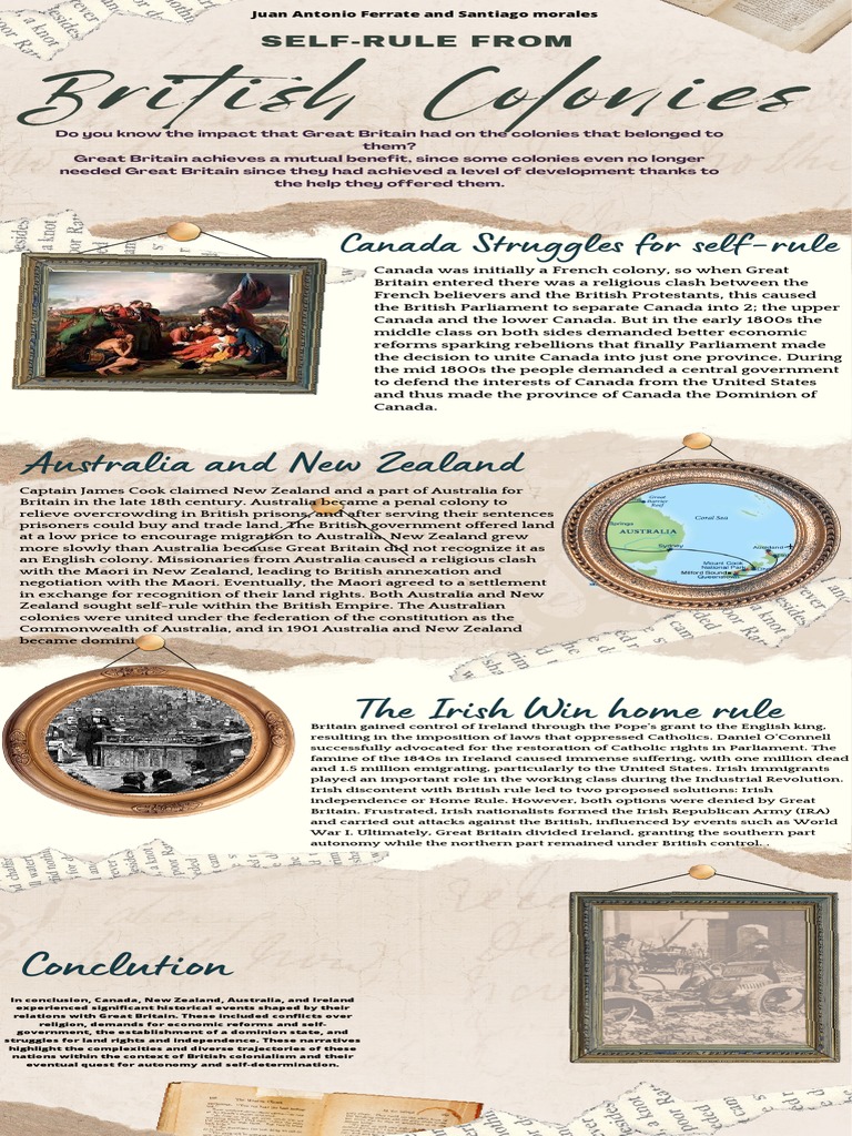 Self-Rule Struggles in British Colonies | PDF | British Empire | Ireland