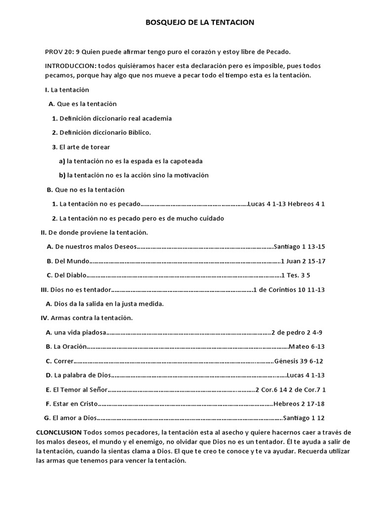 BOSQUEJO tentacion | PDF