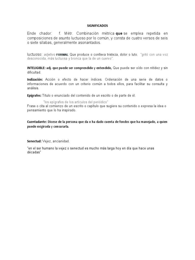 Glosario de Términos Literarios | PDF | Poesía