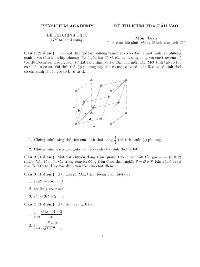 Calculus_Exam | PDF