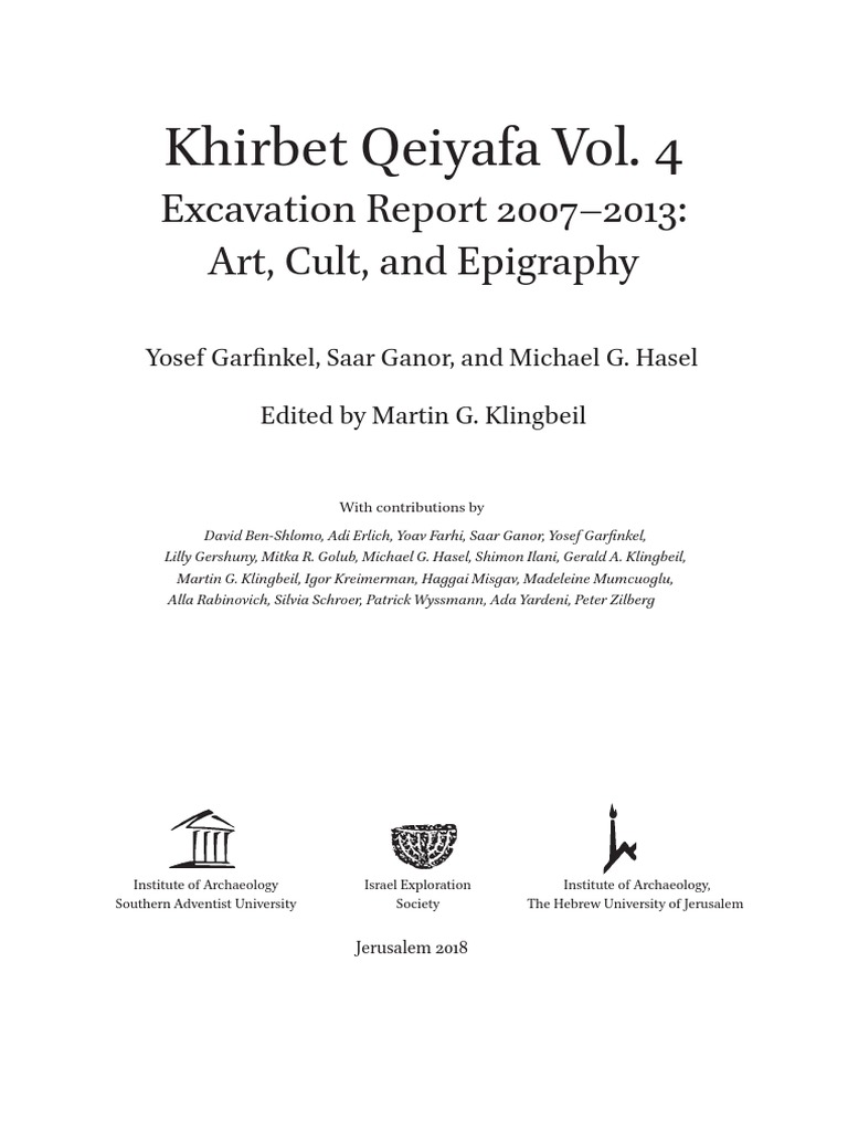 Zilberg_2018_The_Language_of_the_Khirbet | PDF | Philistines | Ancient ...