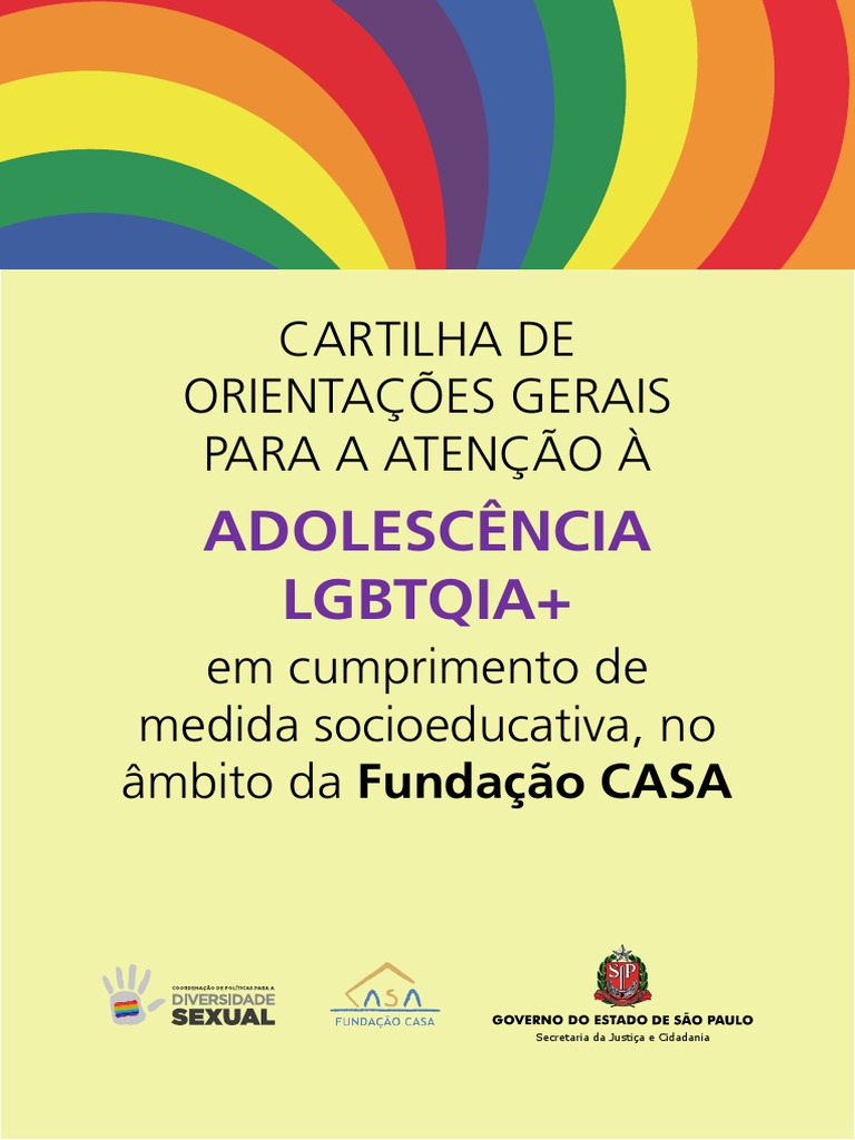 Cartilha Orientacao Adolescente LGBT | PDF | Gênero | Estudos de Gênero