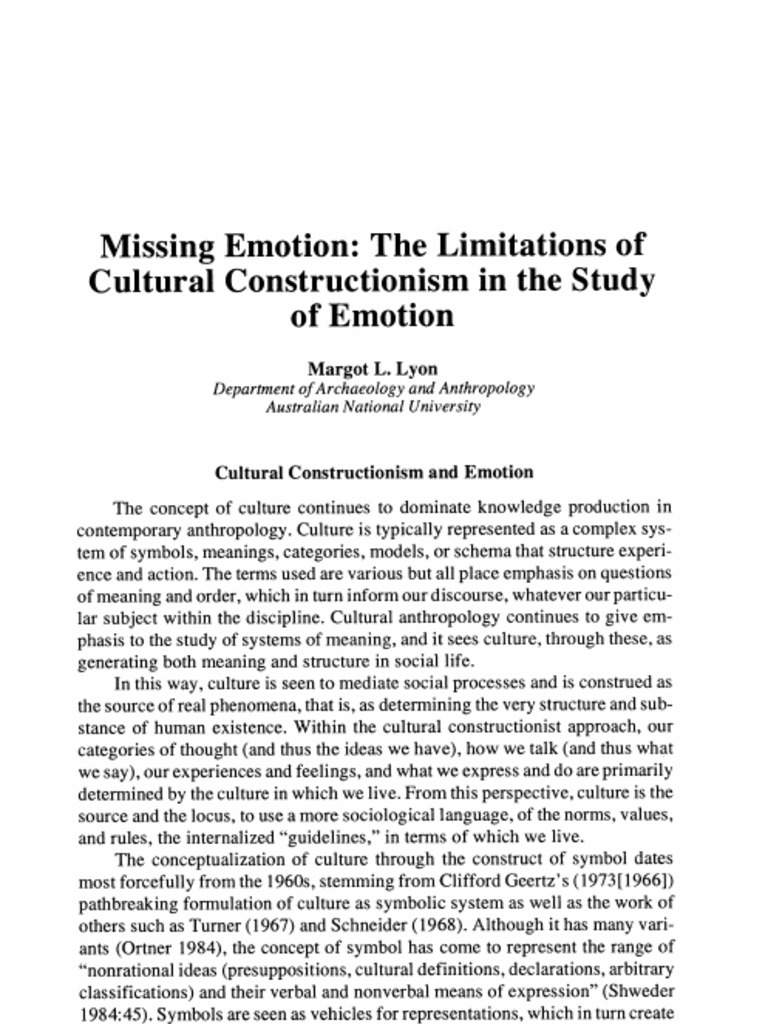 6 - Missing Emotion | PDF