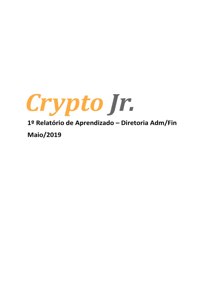 1º Relatório de Aprendizado | PDF | Bitcoin | Criptomoeda