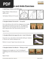 Foot Exercises for Extensor Tendonitis | PDF | Anatomical Terms Of ...