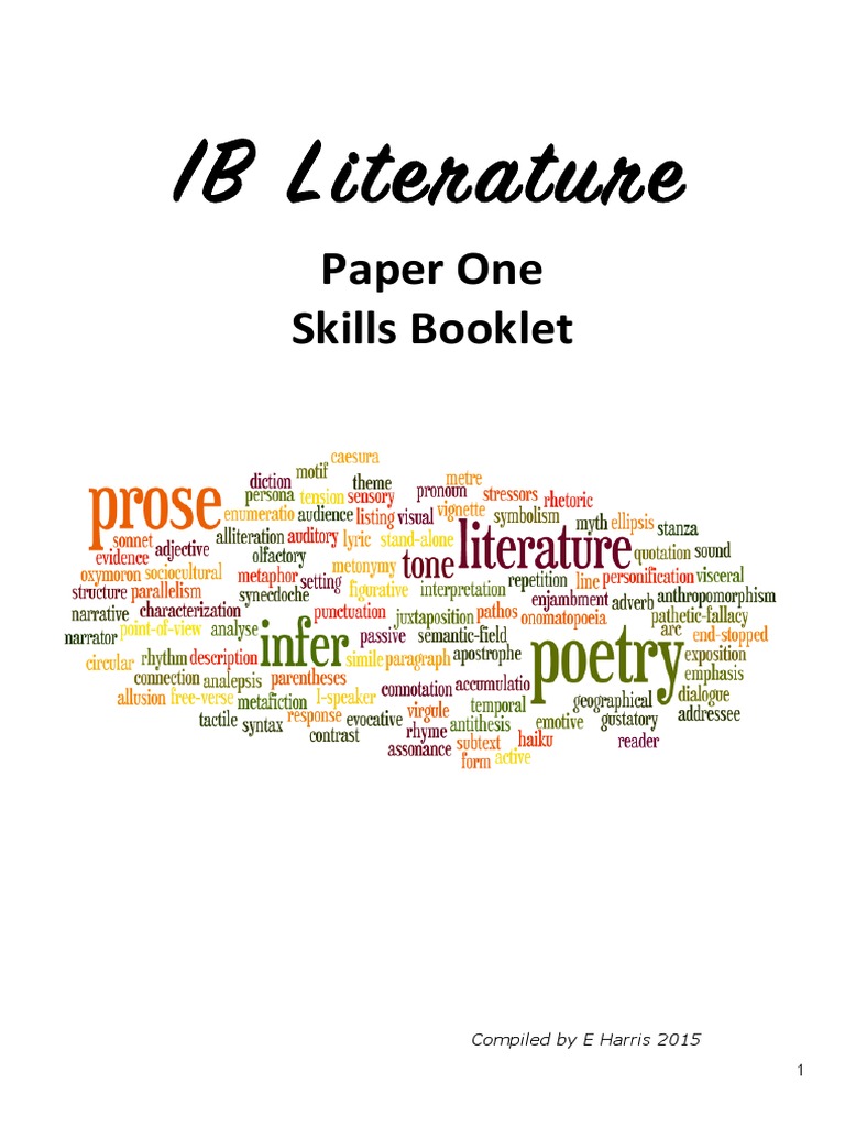 IB Literature Paper 1 Skills Book PDF | PDF | Prometheus | Zeus