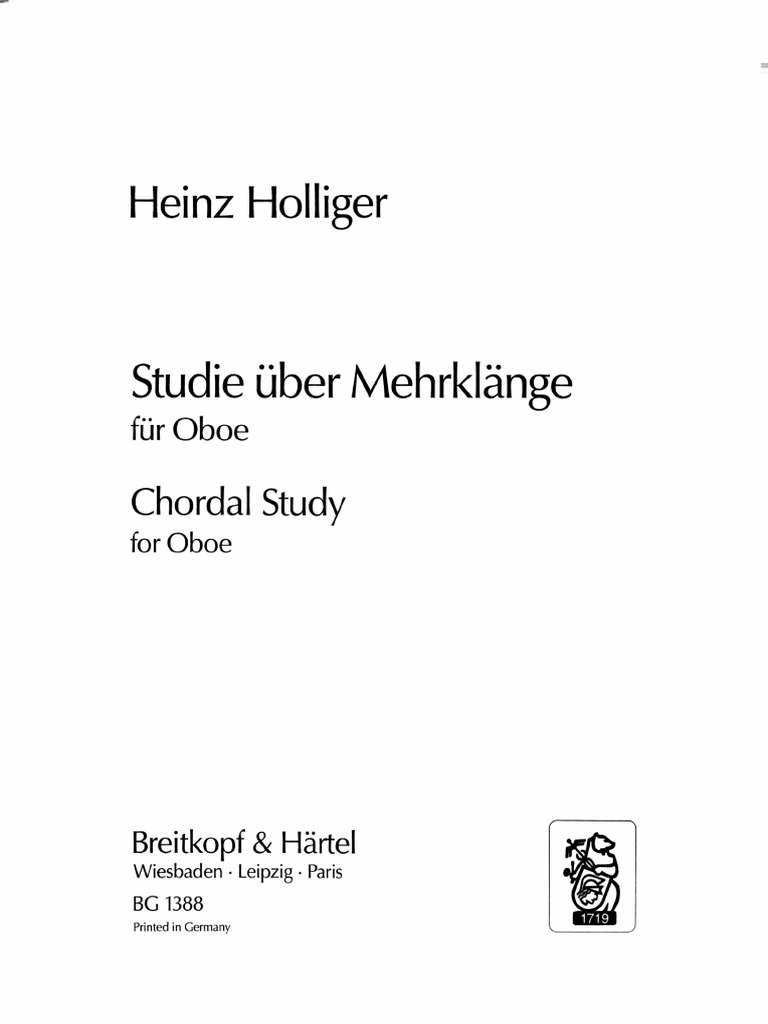 Holliger Chordal Study | PDF
