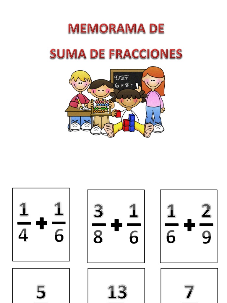 MEMORAMA DE SUMAS | PDF