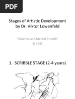 Lowenfeld's Artistic Development Stages | PDF | Perspective (Graphical ...