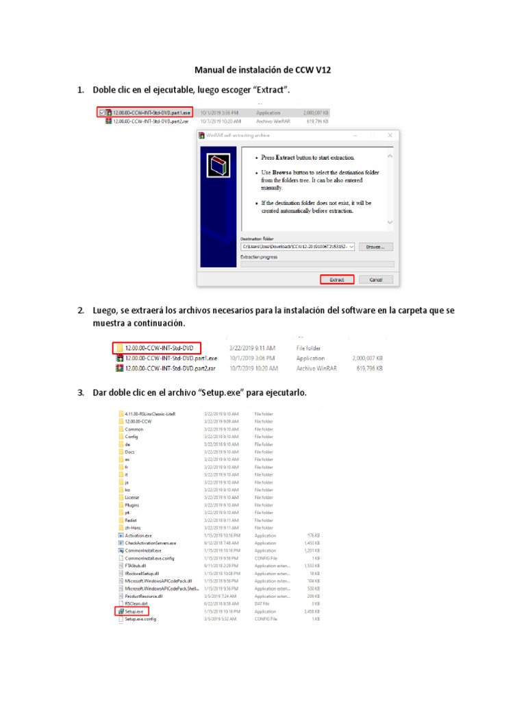 Manual de Instalacion de CCW V12 | PDF