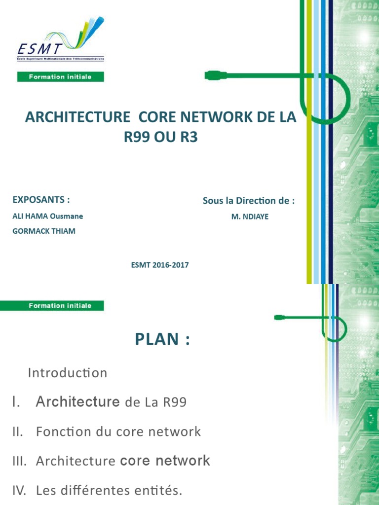 Architecture-Core Network de La R99 | PDF | Service général de radio ...