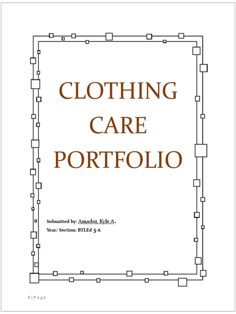 The Care of Clothing Daily | PDF | Clothing | Textiles