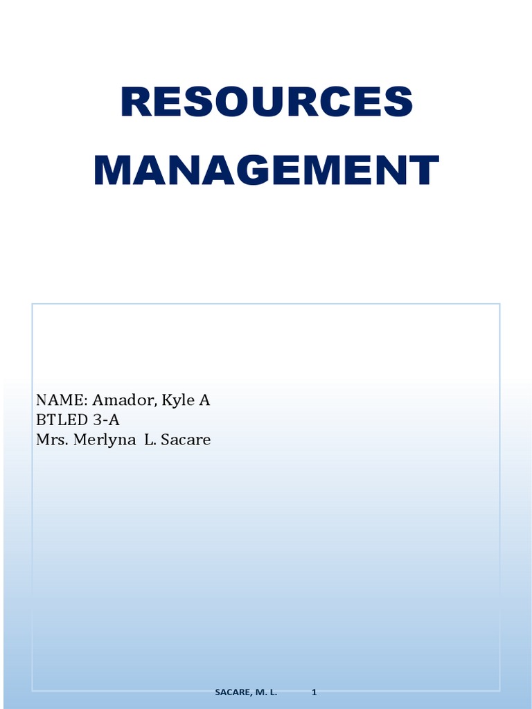 Module in HRM Lesson 2 | PDF | Decision Making | Goal