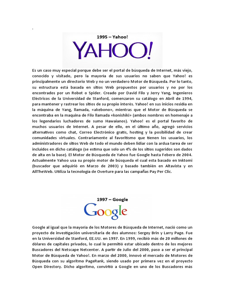 Buscadores | PDF | Aol | Msn