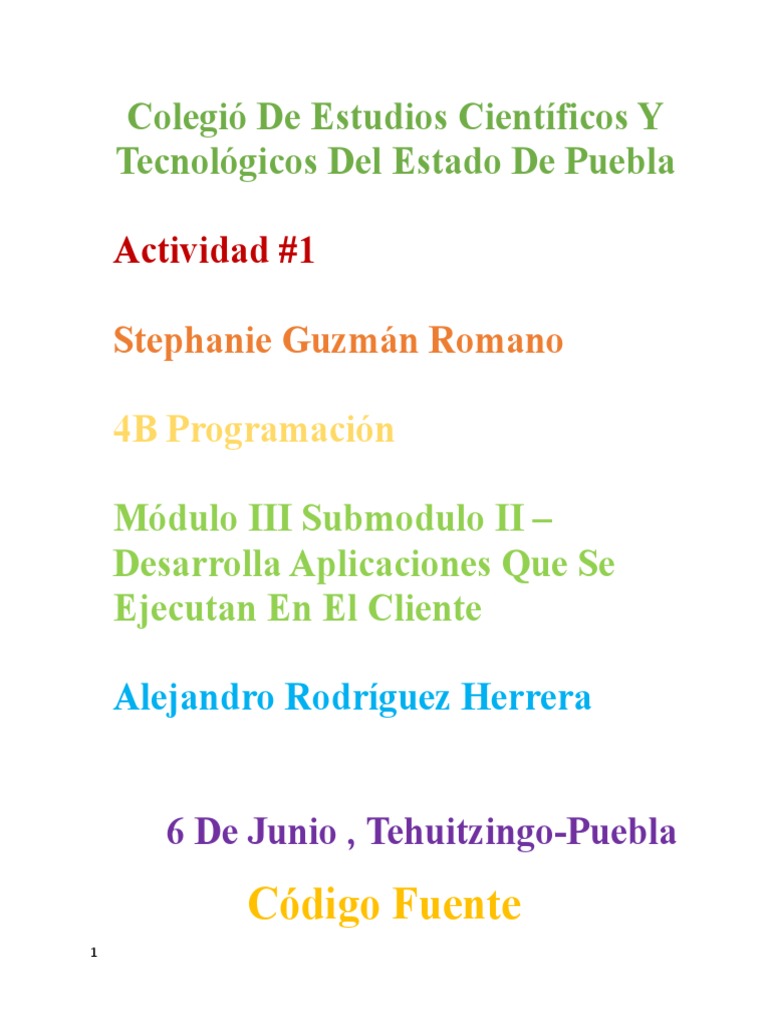 Act Ale | PDF | Script Java | Lenguaje de programación