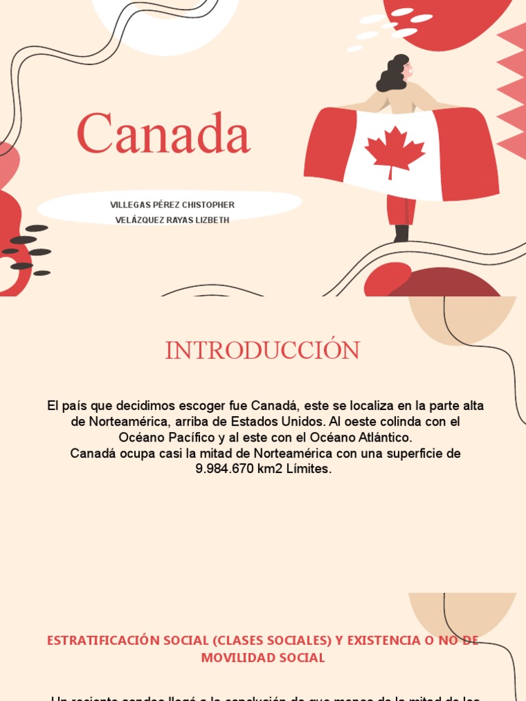 Presentacion Canada | PDF | Canadá | Mobilidad social