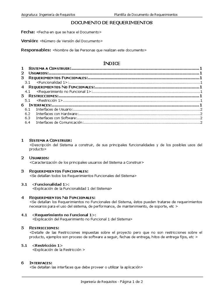 DocReq | PDF | Software | Ciencias de la Computación