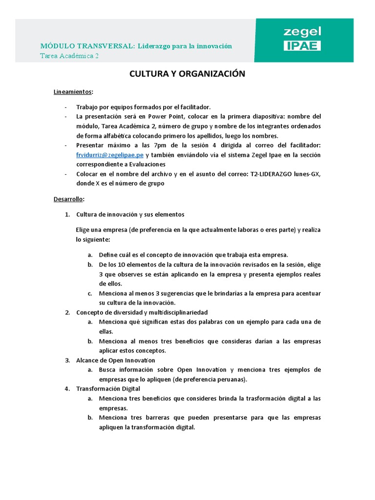 Tarea Academica 2 | PDF