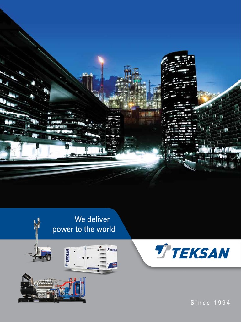 Teksan Company Profile - ENG | PDF