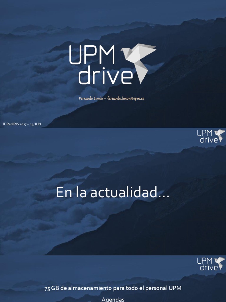 Fernando Limón - Fernando - Limon@Upm - Es: JT Rediris 2017 - 14/jun ...